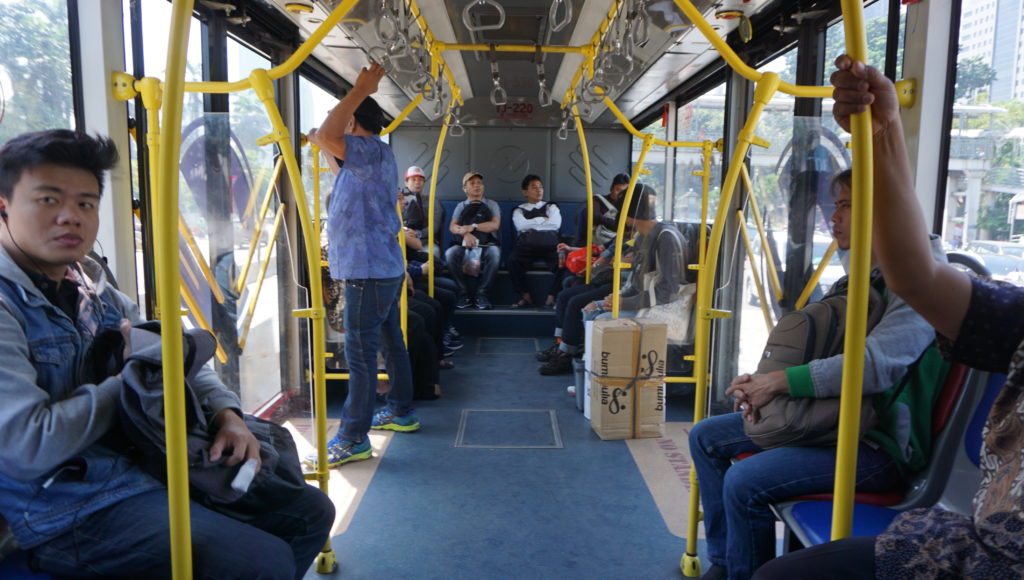 People riding bus - Institute for Transportation and Development Policy