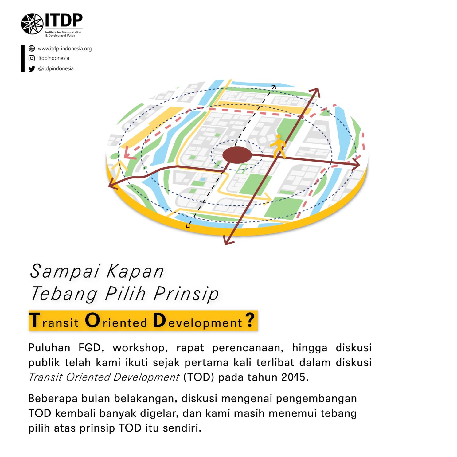 Sampai Kapan Tebang Pilih Prinsip TOD? - Institute for Transportation ...