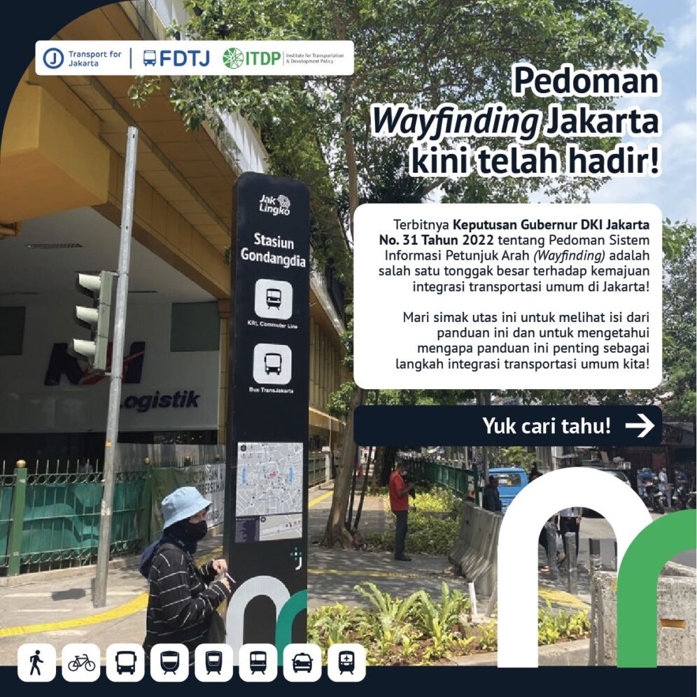 Pedoman Wayfinding Jakarta Telah Hadir! - Institute for Transportation ...